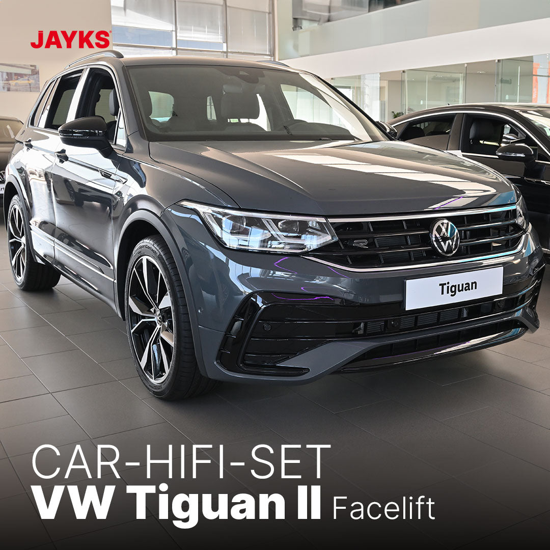5DX plus Car-HiFi-Verstärker-Set • für den VW Tiguan II (Facelift ...