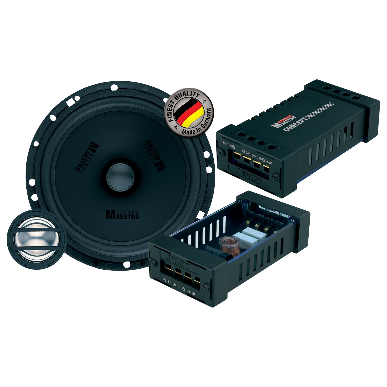 German Maestro CONCEPT CS6508-Set | 2-Wege Kompo-System 16cm – CarHifi ...